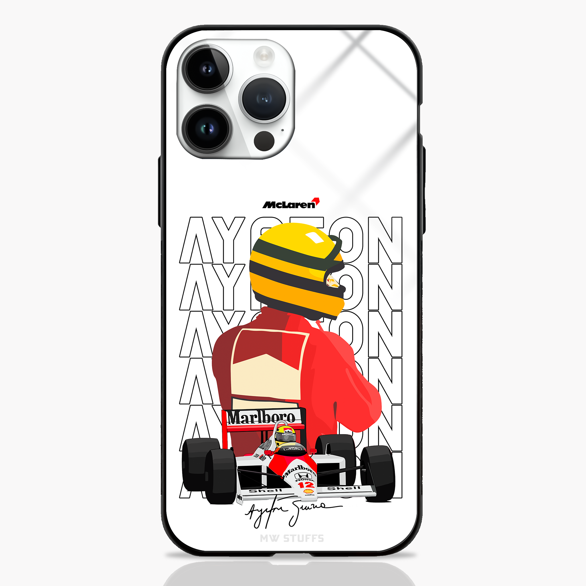 Final Lap Senna x McLaren Glass Case – MW Stuffs